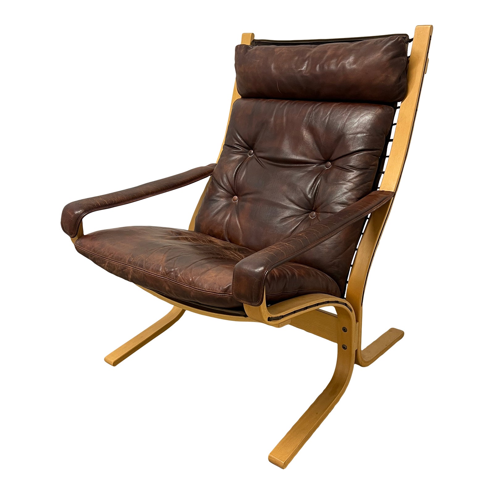 Vintage Siesta Lounge Armchair by Ingmar Relling for Westnofa | Chairish