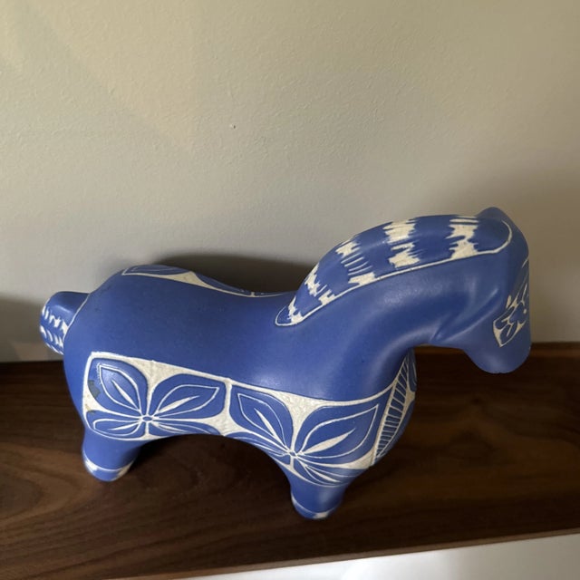 1970s Ceramic Horse Figurine by Pablo Zabal from Chile | Chairish