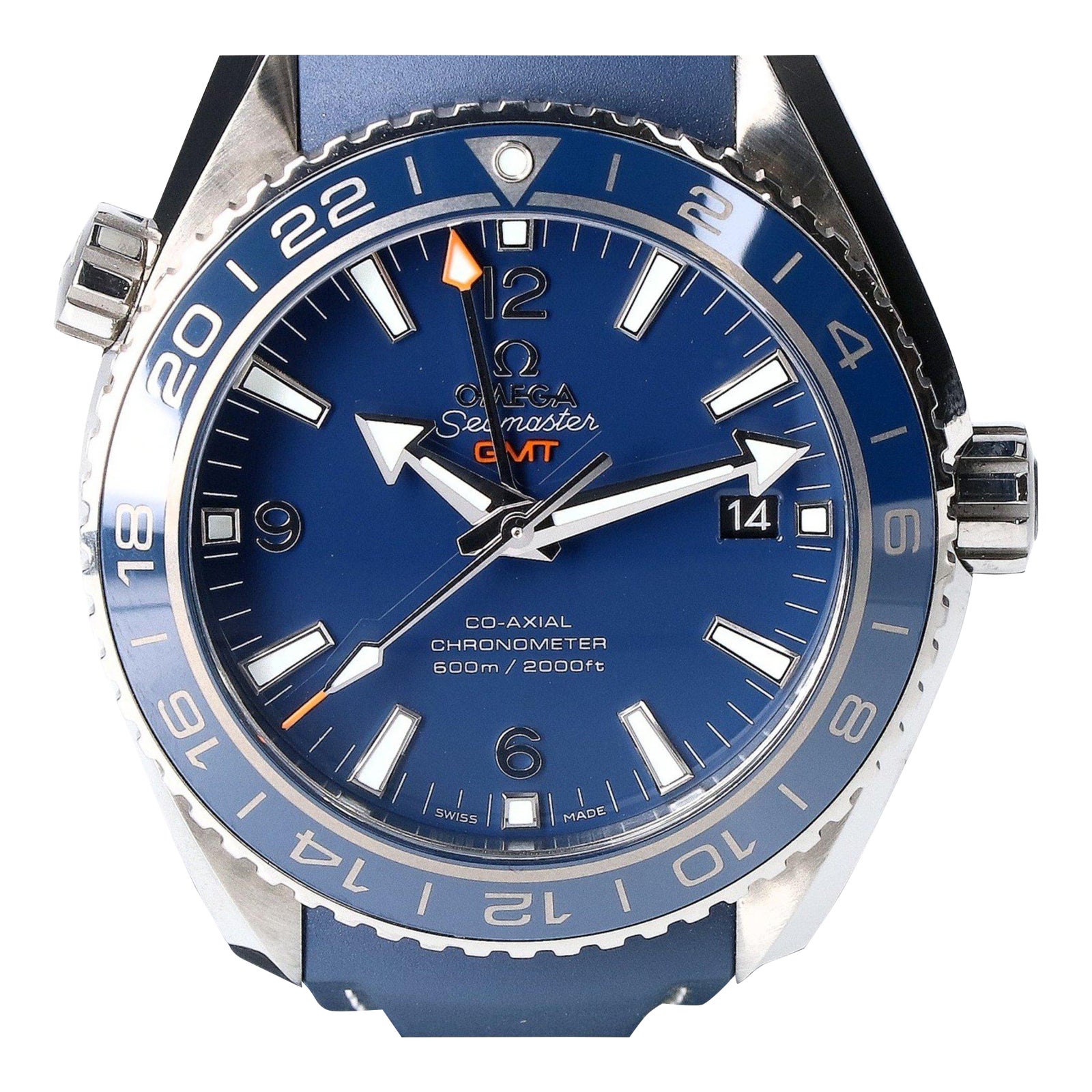 Omega 232.92.44.22.03.001 Seamaster Planet Ocean 600M Gmt Automatic ...