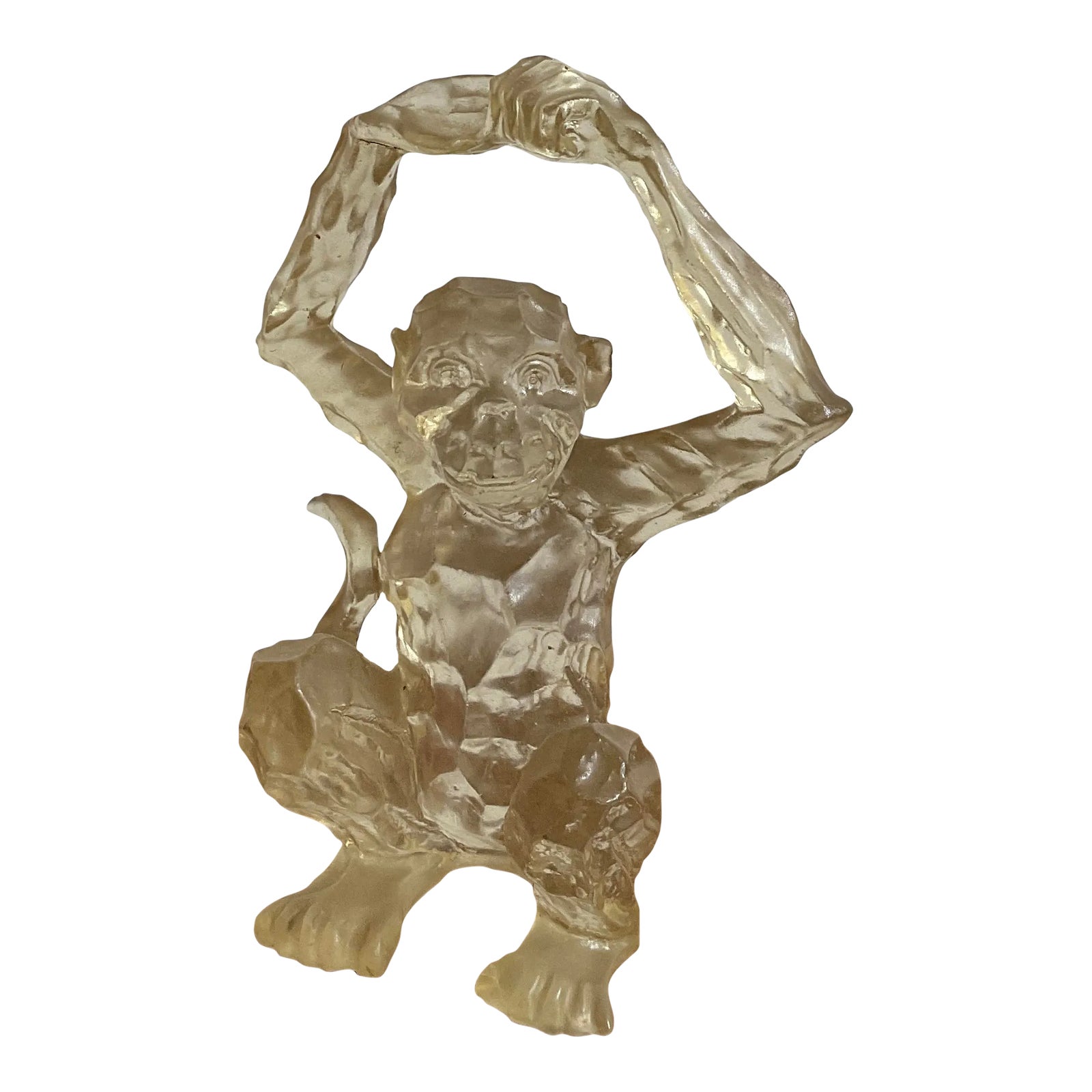 1970s Dorothy Thorpe Resin Monkey Sculpture | Chairish