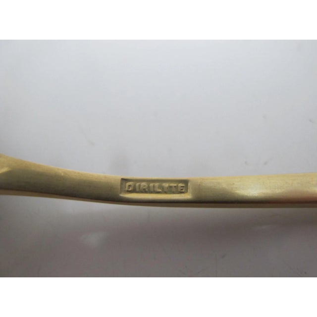 Dirilyte Dirigold Gold Tone Regal Goldware 5 3/4" Teaspoon Spoon Set of ...