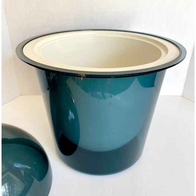 Mid-Century Modern Atomic Lucite Acrylic Ice Bucket | Chairish