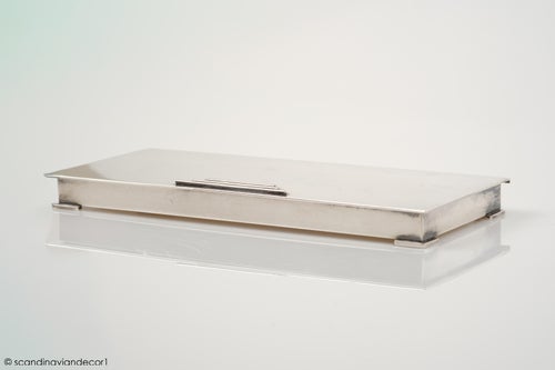 1920 silver cigarette case