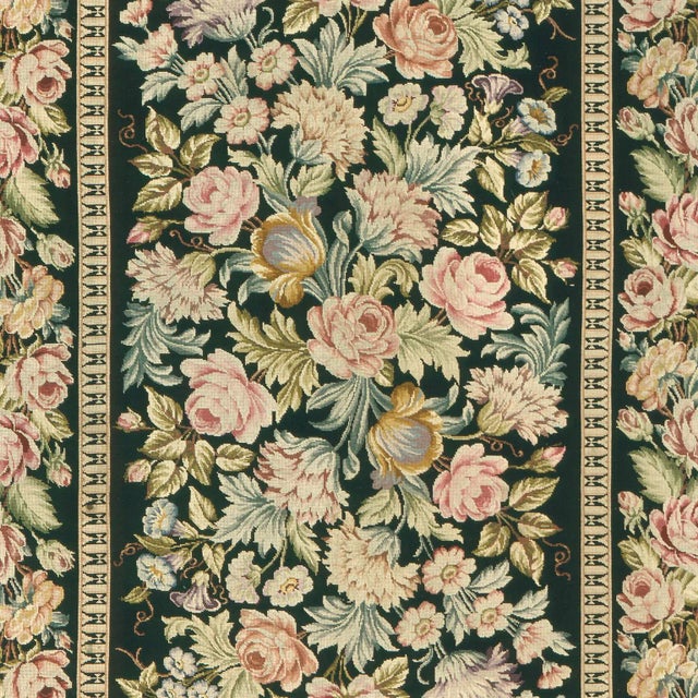 Antique Needlepoint Rug | Chairish