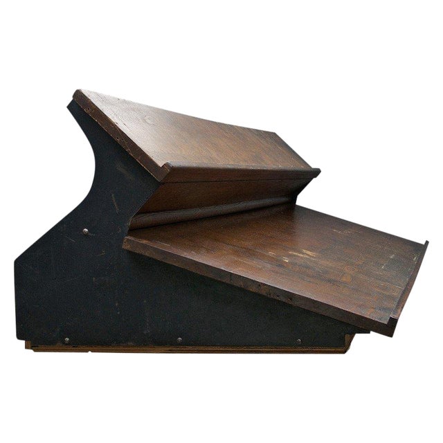 Hamilton Typesetters Desktop Vintage Industrial Oak Printing Press Desk ...