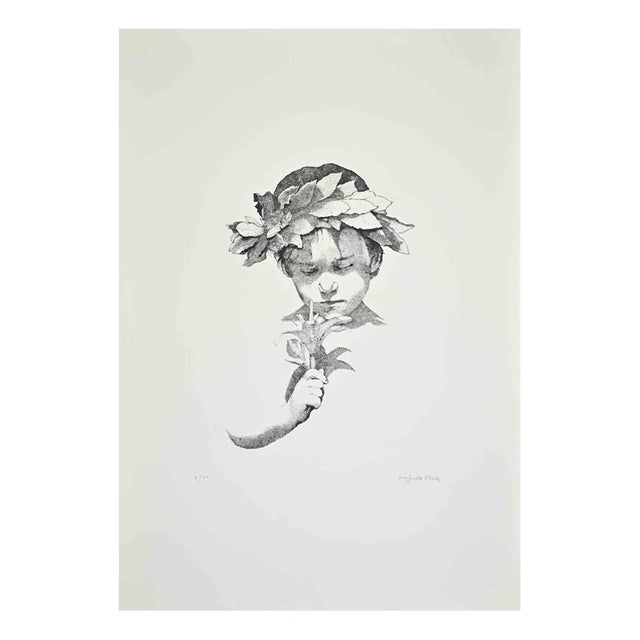 Sigfrido Oliva, Boy, 1980s, Etching | Chairish