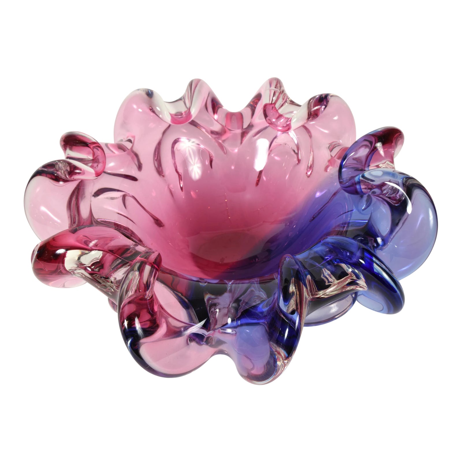 Large Mid-20th Century Murano Glass Centerpiece | Chairish