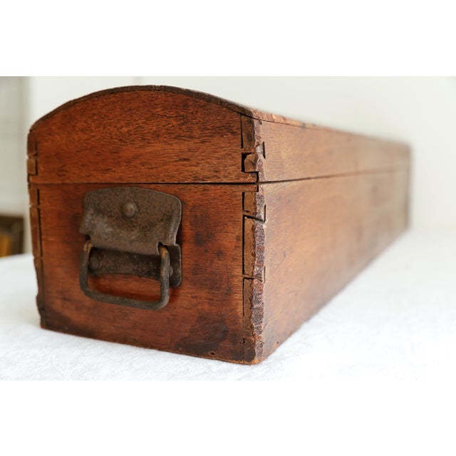 Antique Wooden Decorative Box | Chairish