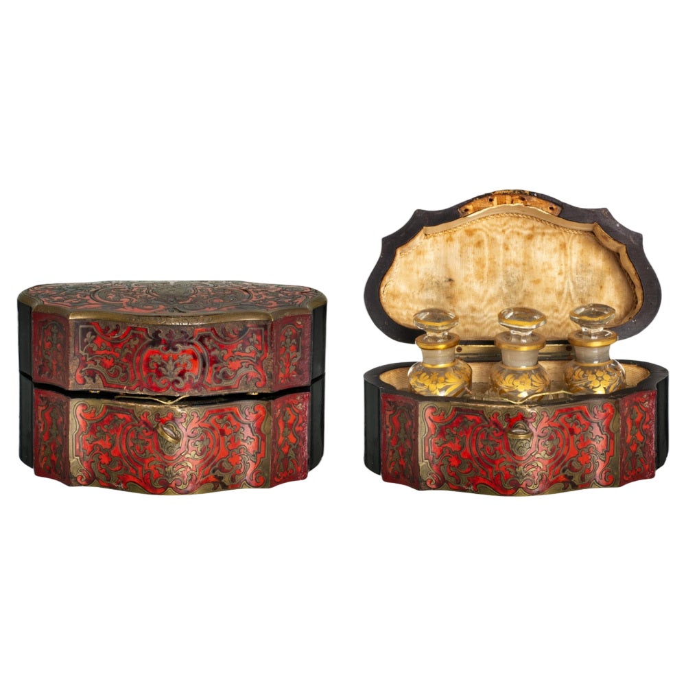 19th Century French Napoleon III Perfume Box with Lid | Chairish