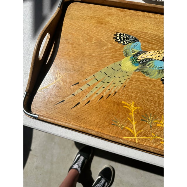 1970s Pheasant and Duck Themed Plates and Matching Serving Tray Set- 4 ...