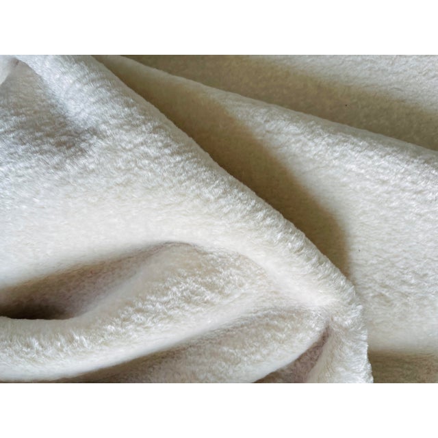 Holly Hunt Great Plains Smokey Faux Fur Fabric in Vanilla- 8 Yards ...