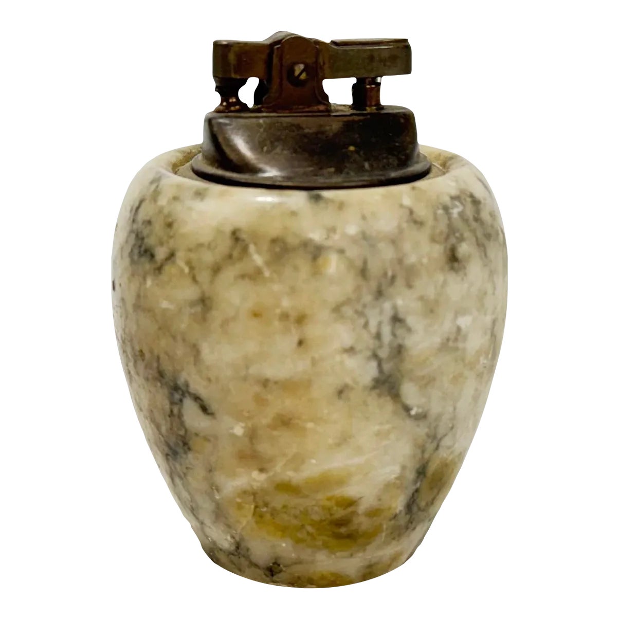 Vintage Stone Table Lighter | Chairish