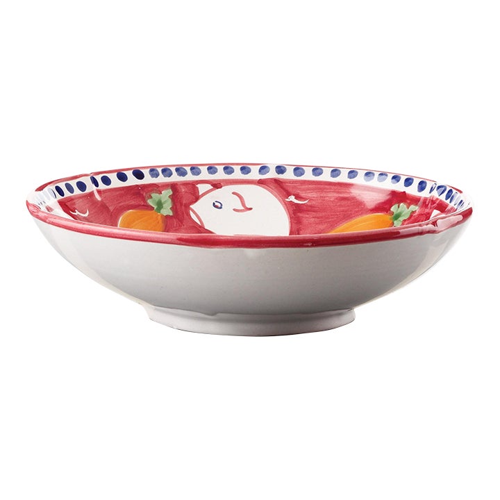 VIETRI Campagna Porco Pig Coupe Pasta Bowl | Chairish