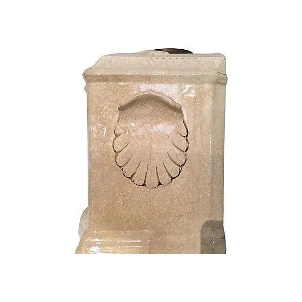 Antique English Ceramic Decanter | Chairish