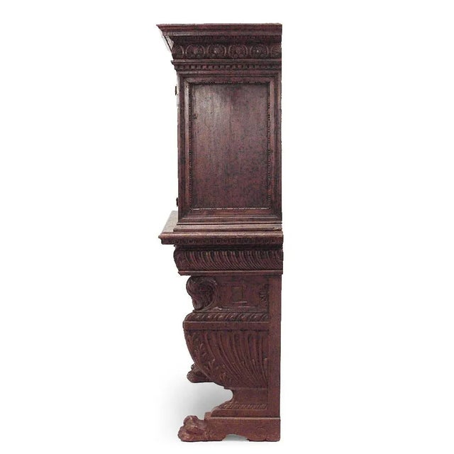 Italian Renaissance Style Walnut Cabinet | Chairish