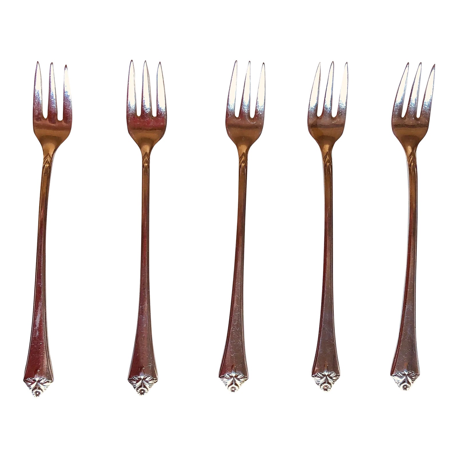 Vintage Society Deluxe Silver Plated "Queen of Flowers" Pattern Sea ...