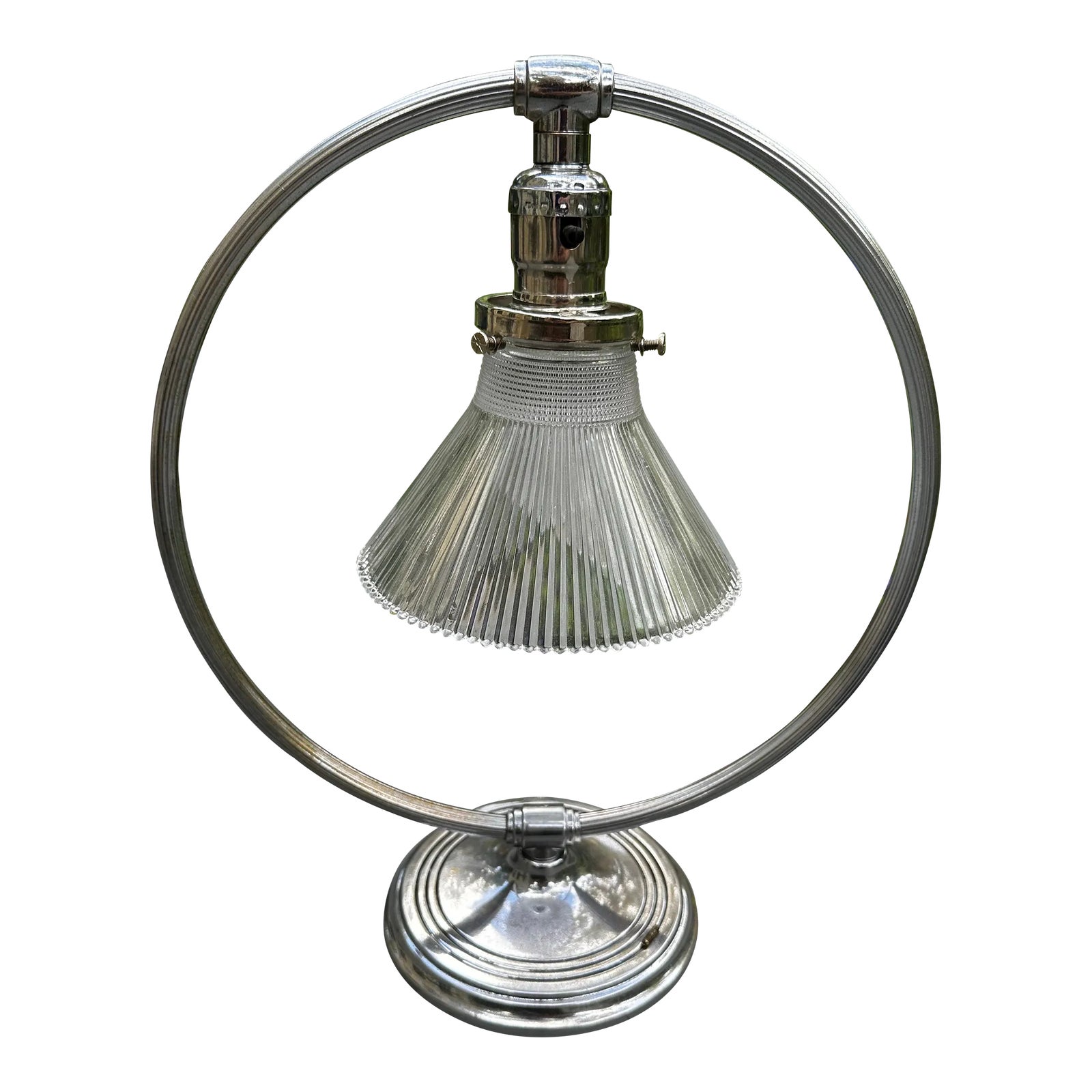 Vintage Chase Mid-Century Modern Hoop Lamp | Chairish