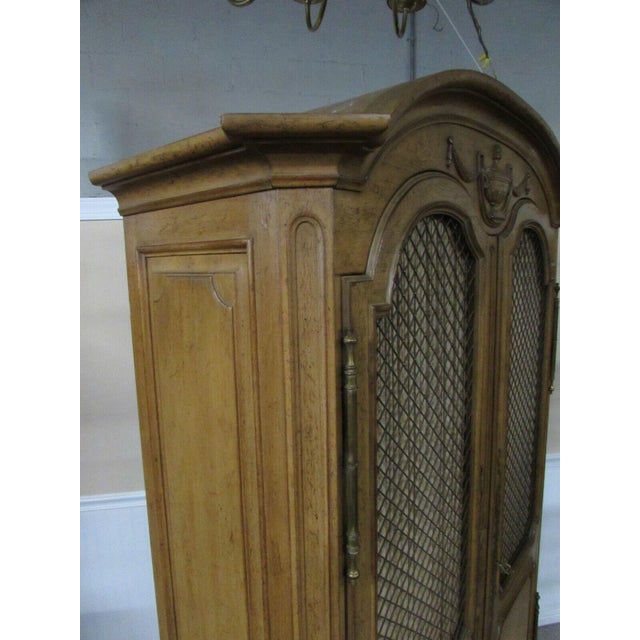 Vintage Italian Carved Walnut Armoire | Chairish