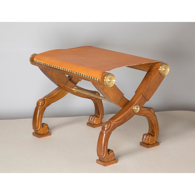 Pardalis Epipla Difros Okladias Ancient Greek-Folding Stool | Chairish