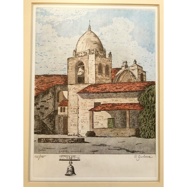 Carmel Mission Etching | Chairish