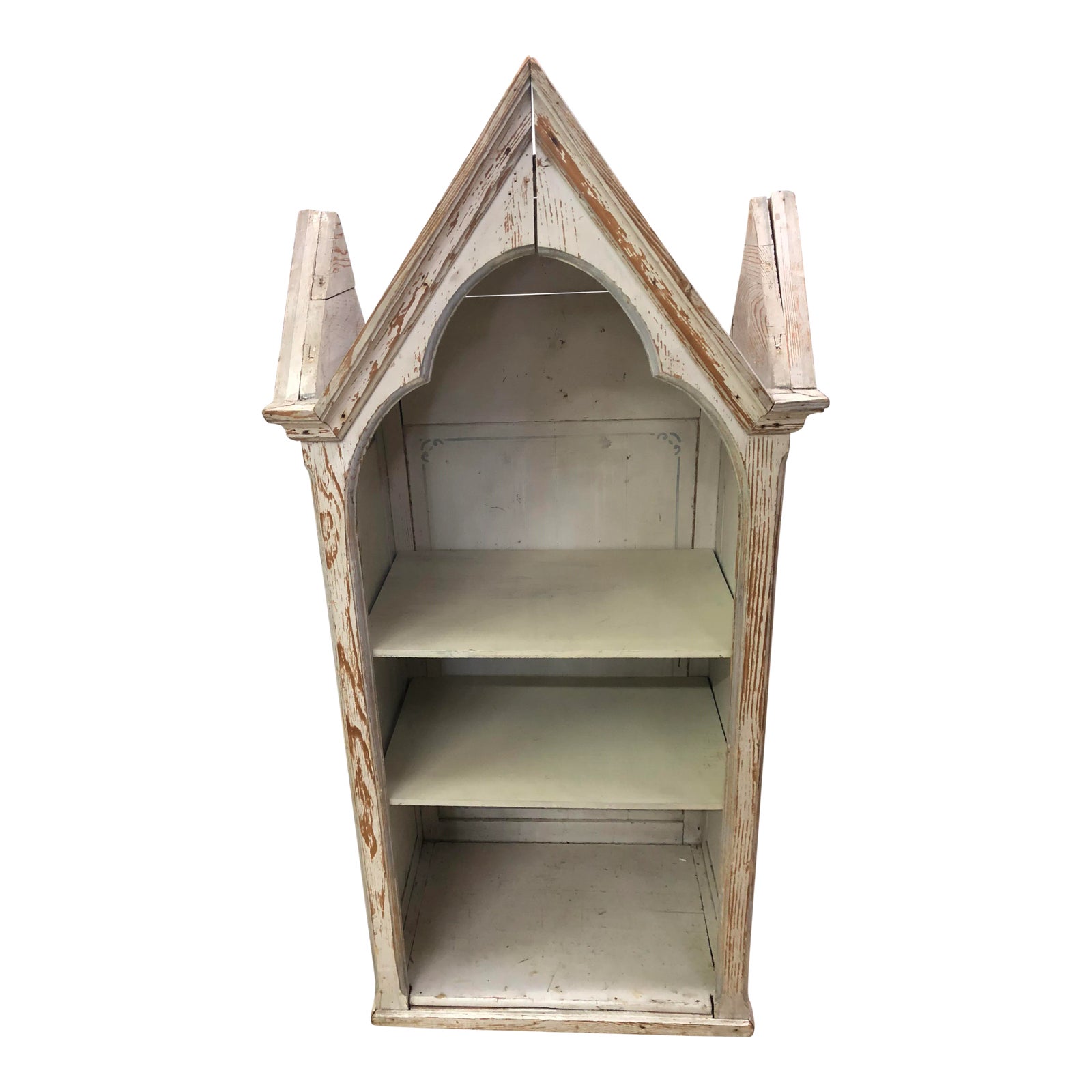 Antique Continental Painted Church Niche | Chairish