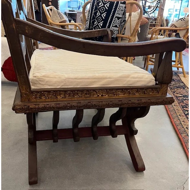 19th Century Antique Thai Howdah Chair Elephant Saddle | Chairish