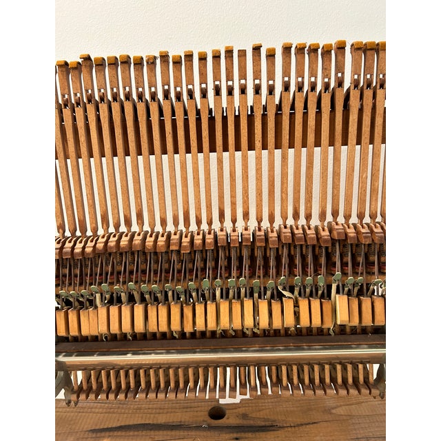 Vintage Framed Piano Keys and Keyframe | Chairish