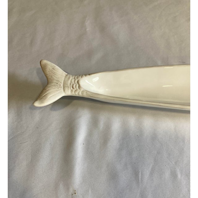 Vintage Fish Shaped Olive Serving Dish | Chairish