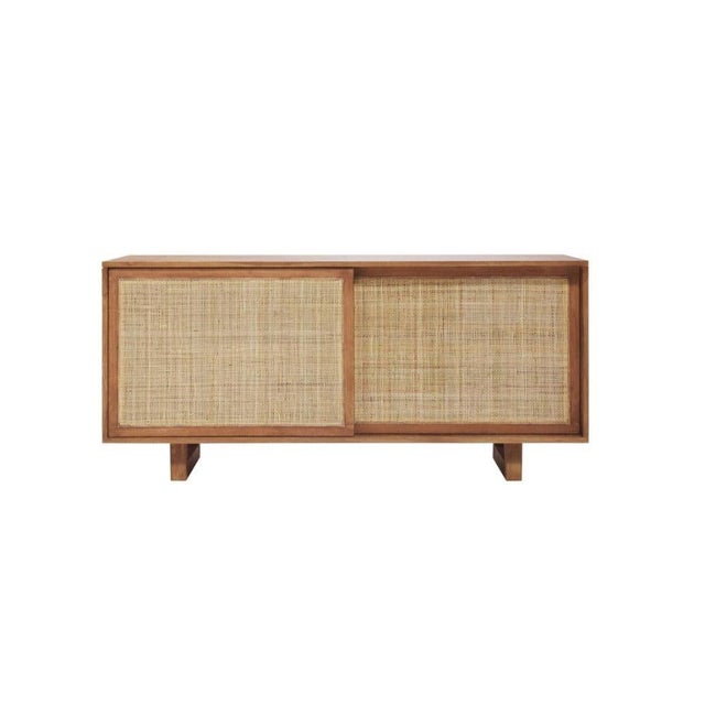 Toledo Low Sideboard White Wash | Chairish