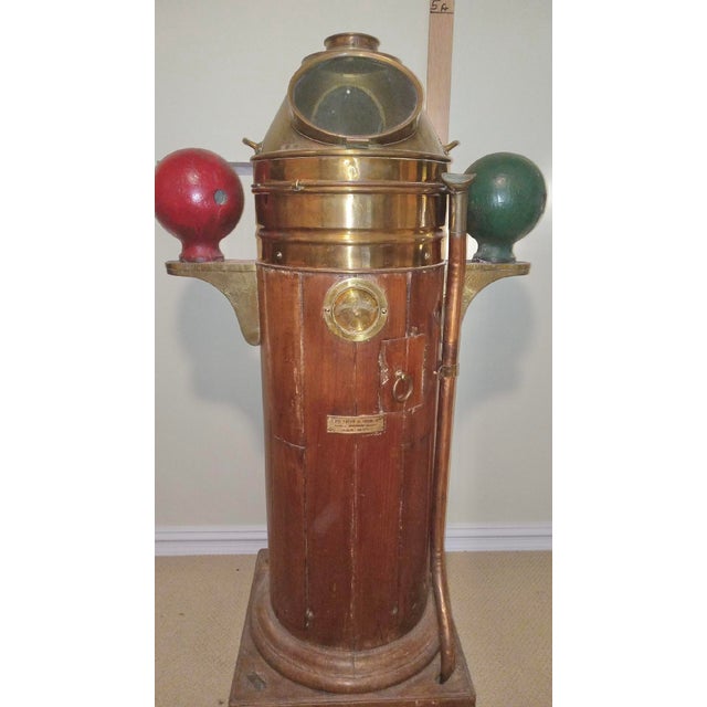 Vintage Binnacle Boat Compass by Lillet & Gillie Ltd in England | Chairish