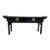 Black Chinoiserie Console Table by Century Furniture With Brass Asian ...