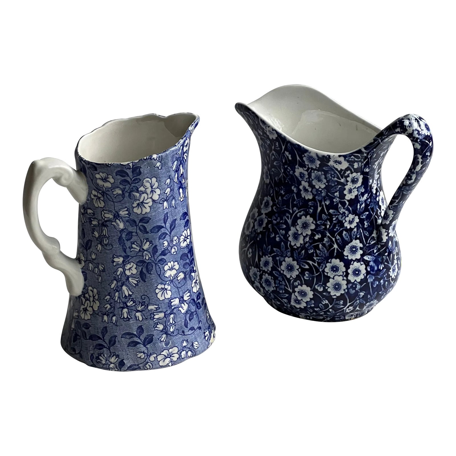 Calico Staffordshir Pitcher & Vintage England j.h. Weatherby & Sons ...