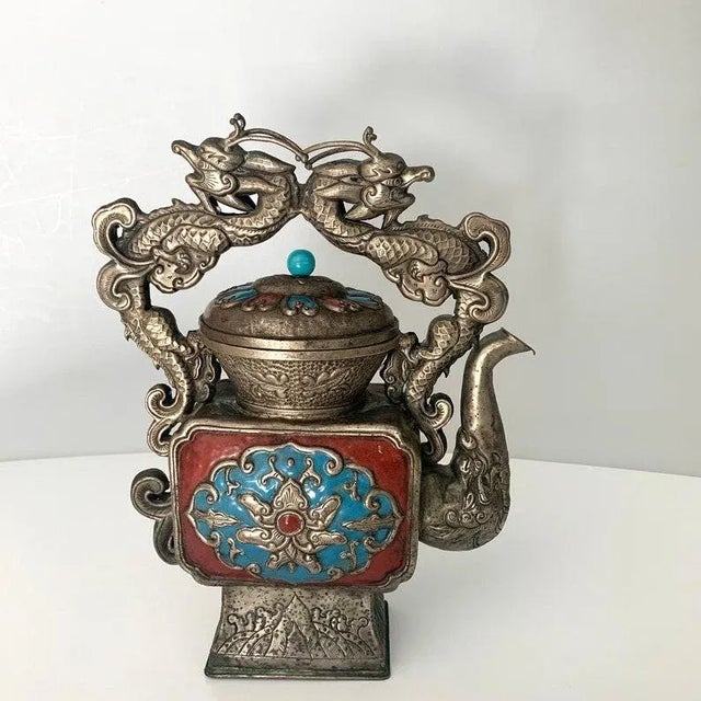 1920s Vintage Tibetan Tea Pot Chairish