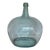 Vintage Light Blue Glass Demijohn Oval Shaped Bottle | Chairish