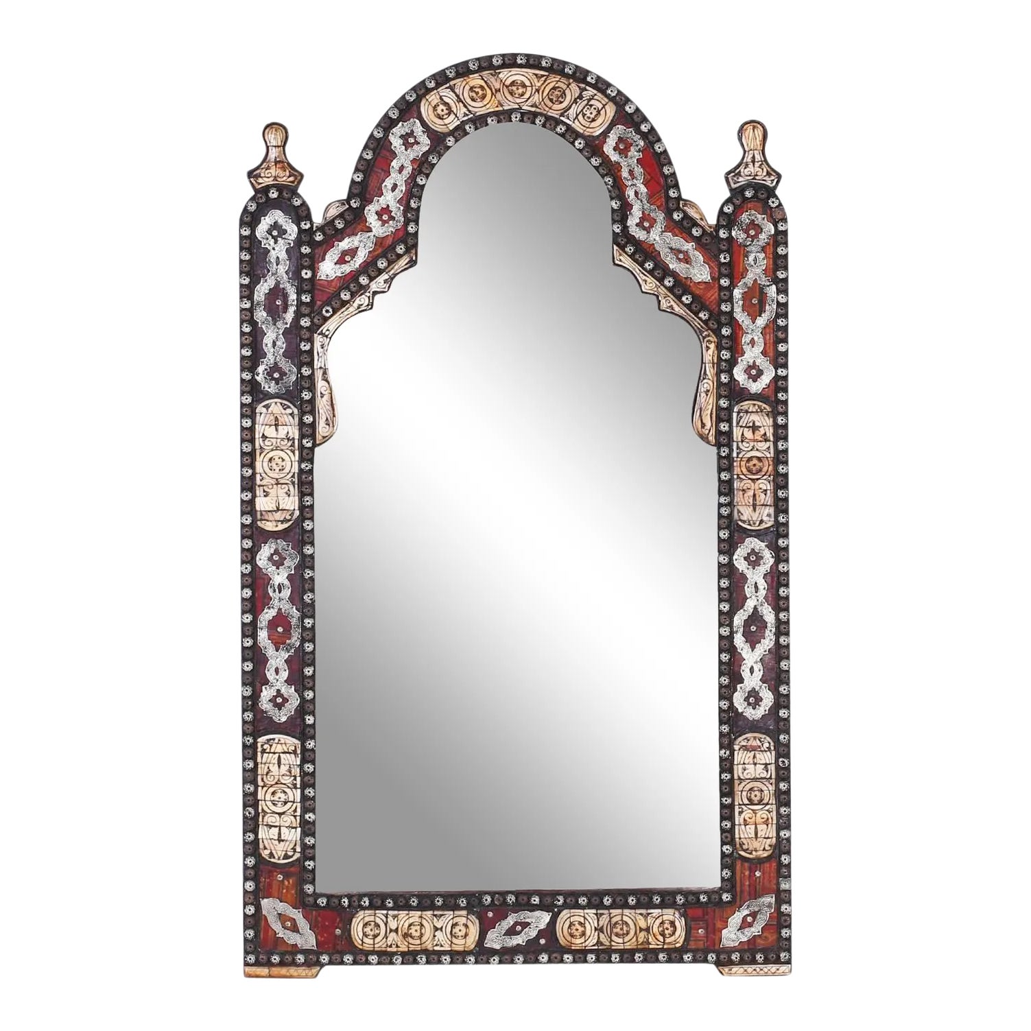 Large Antique Turkish Mirror | Chairish