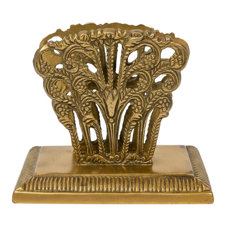 Elegant Brass Letter Holder – Anna Griffin X Two's Company – Ornate ...