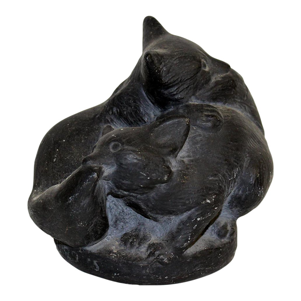 1970s Studio Pottery Fox | Chairish