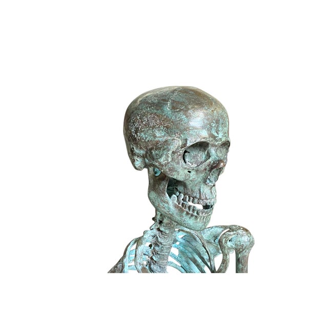 19th Century Bronze Skeleton | Chairish