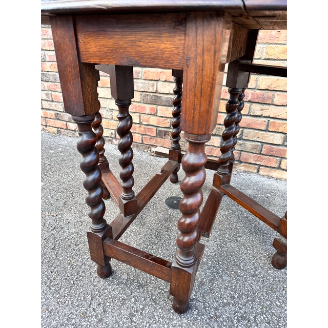 Antique English Gate Leg Table | Chairish