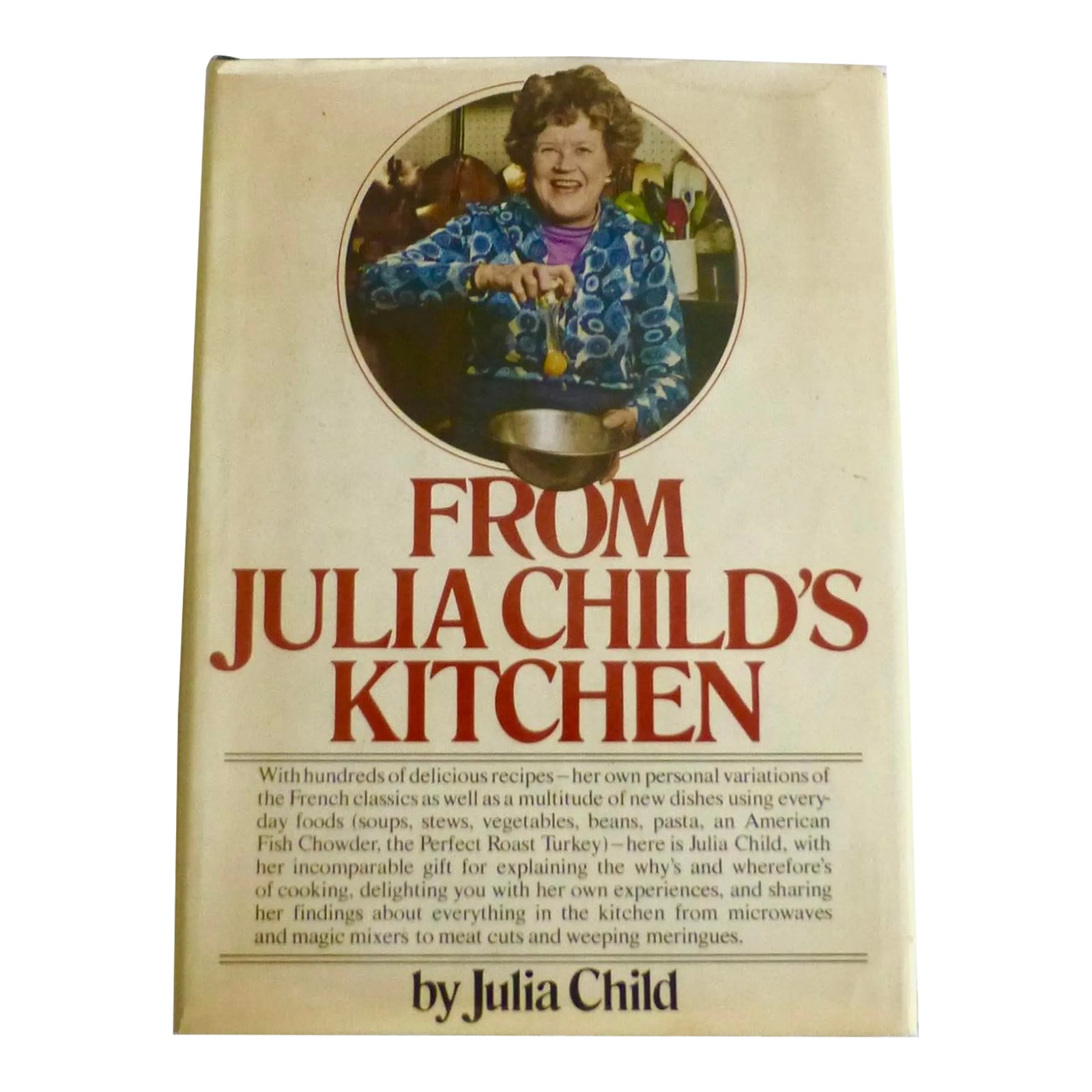 1975 Vintage 'From Julia Child's Kitchen, Early Printing | Chairish