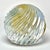 Signed Seguso Murano Glass Swirled Paperweight | Chairish