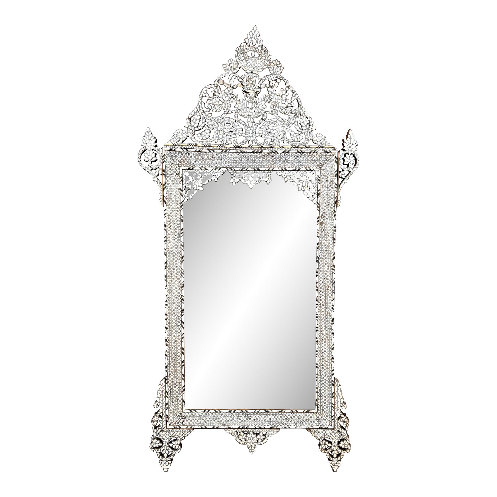 Mid 19th Century Middle Eastern Mirror | Chairish