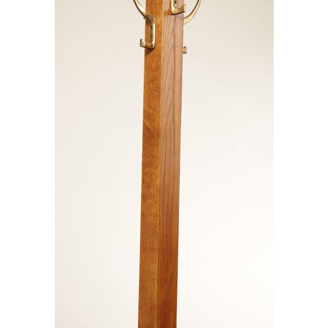 Stickley Mission Collection Oak Single Costumer Coat or Hat Rack | Chairish