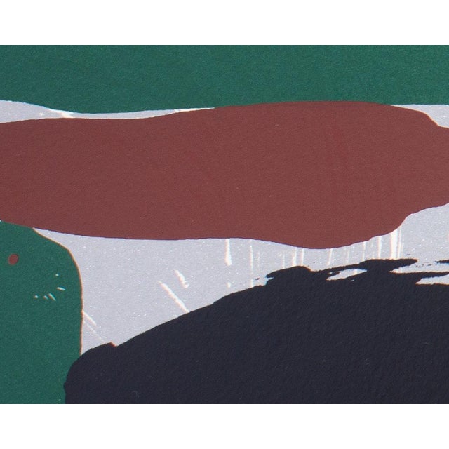 Limited Edition Abstract Serigraph by Kikuo Saito | Chairish