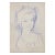 1960s "Santander" Pen and Ink on Paper Painting by Eve Nethercott ...