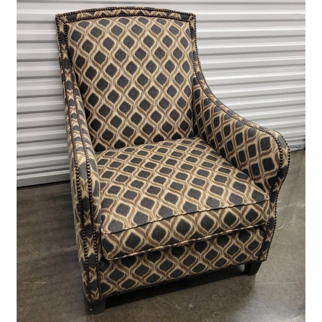 Modern Bernhardt Transitional Style Upholstered Club Chairs – a Pair ...