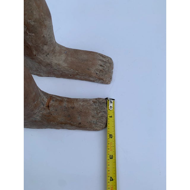 Vintage Rustic Mexican Ceramic Feet Sculpture Fragments - a Pair | Chairish