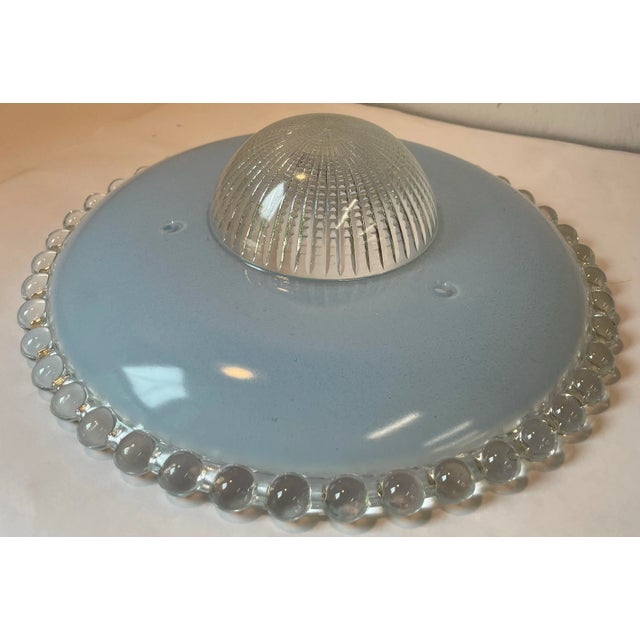 Vintage Art Deco Ceiling Light Fixture Cover | Chairish