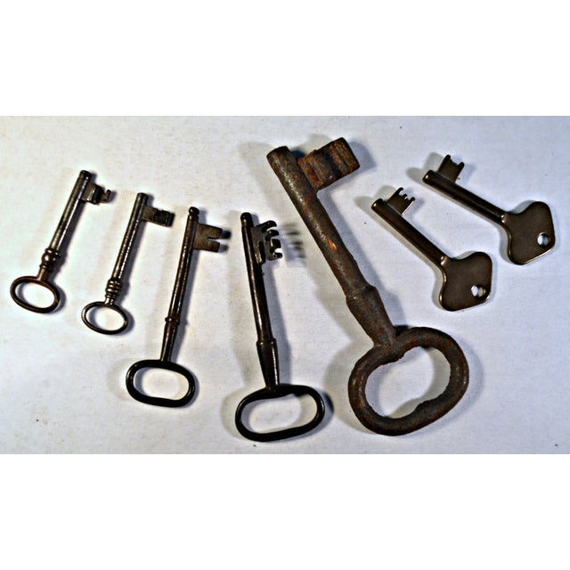 Antique Key Collection - Set of 7 | Chairish