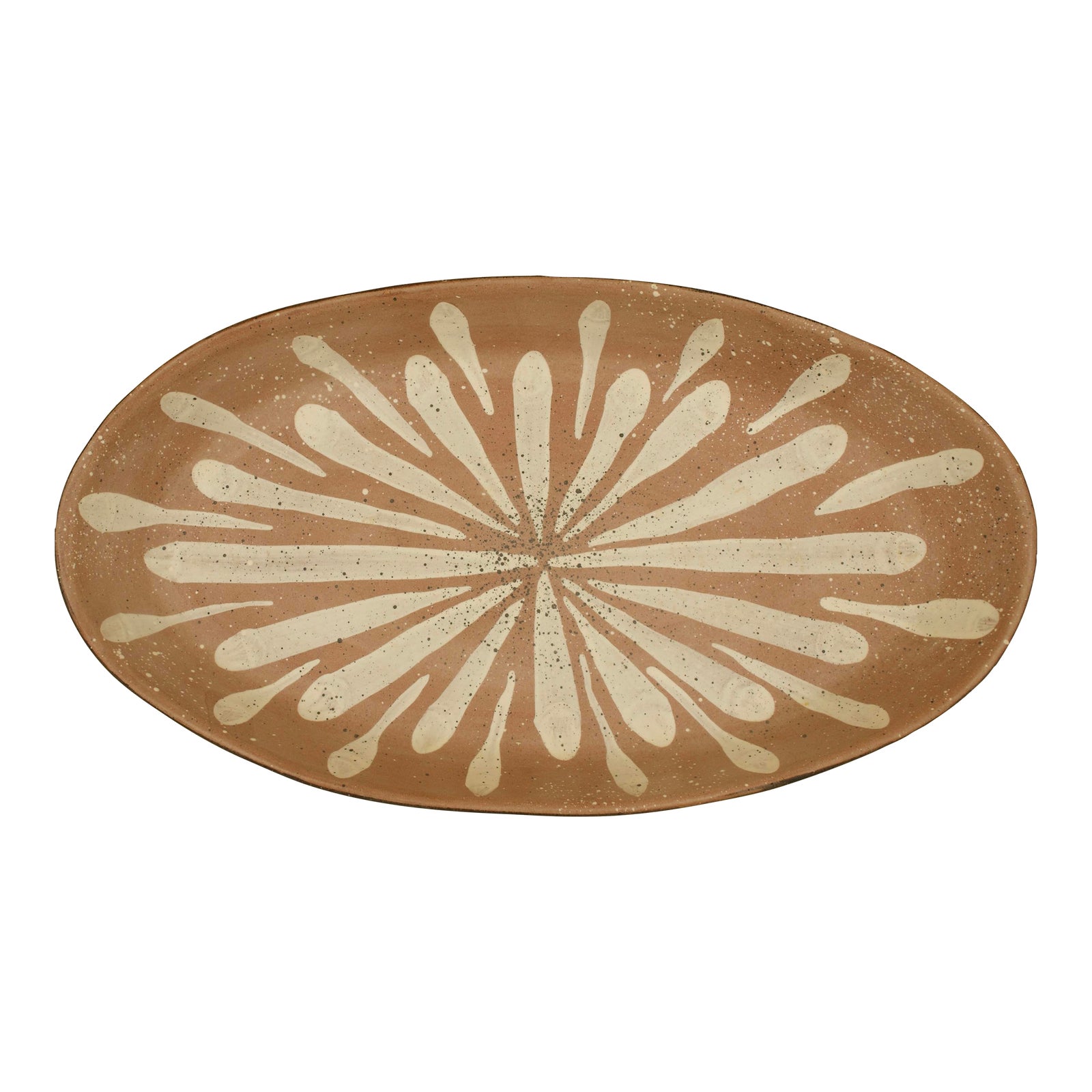 Signed Jobi Studio Pottery Oval Platter, Cape Cod, Mid-Century Modern ...